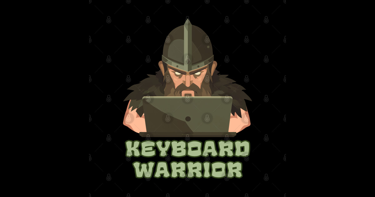 Keyboard Warrior - Keyboard Warrior - Sticker | TeePublic