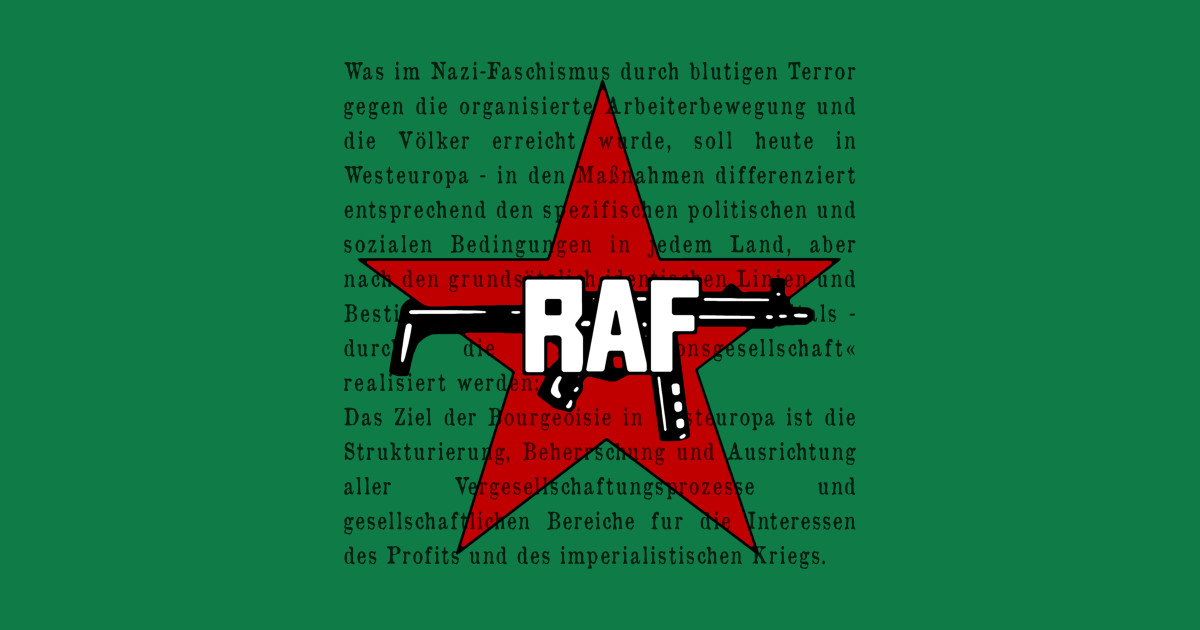 Red Army Faction Star and Quote - Antifascist - T-Shirt | TeePublic