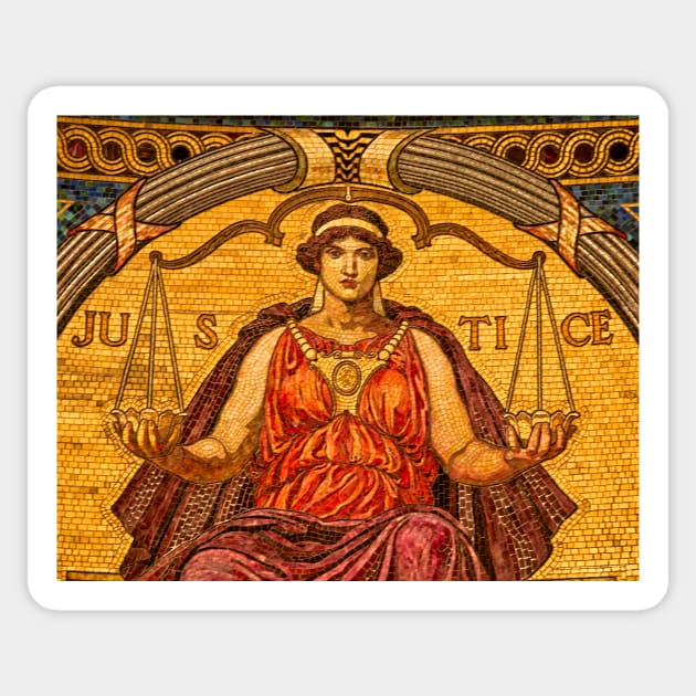 Justice Mural - Capitol - Madison - Wisconsin 2 - Adison - Sticker ...