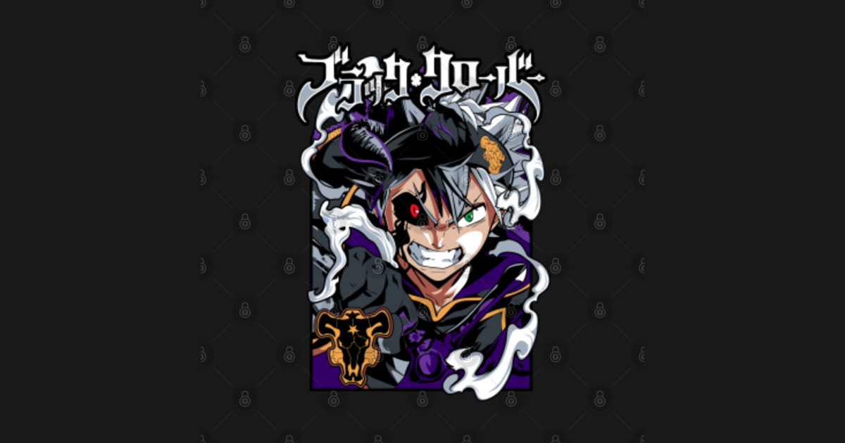 Asta Demon Anime Fanart - Blackclover - T-Shirt | TeePublic