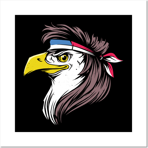 American Mullet - Eagle - Posters and Art Prints | TeePublic
