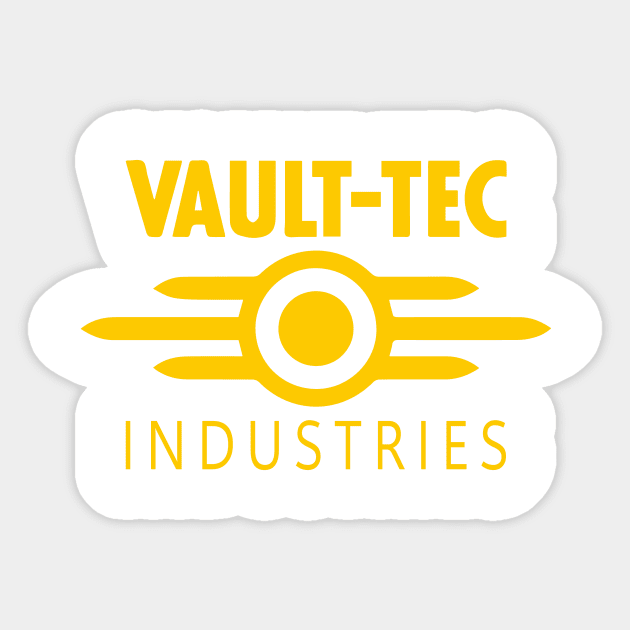 Vault tec industries - Vault Tec - Sticker | TeePublic