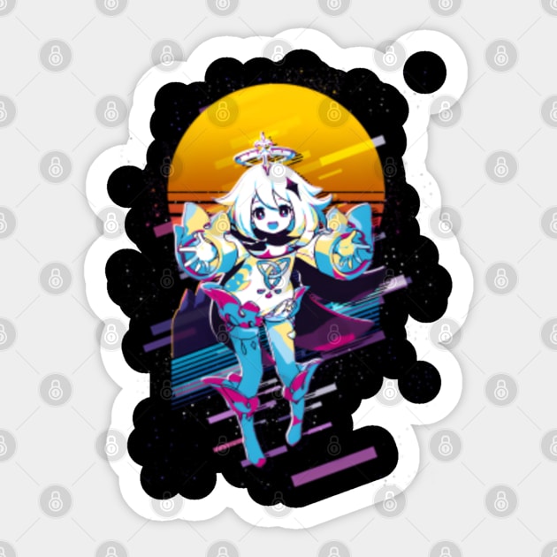 paimon genshin impact - Paimon - Sticker | TeePublic