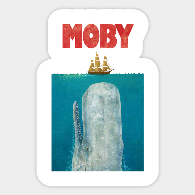 Moby - Moby Dick - Sticker | TeePublic