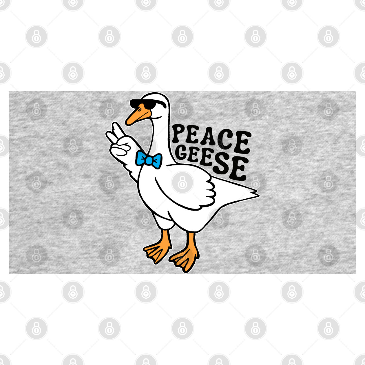 Peace Geese Silly Goose with Sunglasses - Peace Geese - T-Shirt | TeePublic