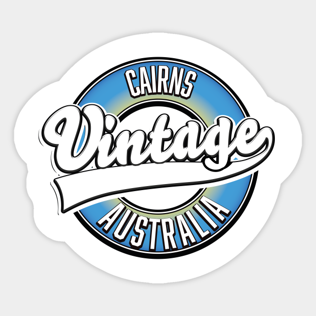 Cairns australia vintage style logo - Cairns Australia - Sticker ...