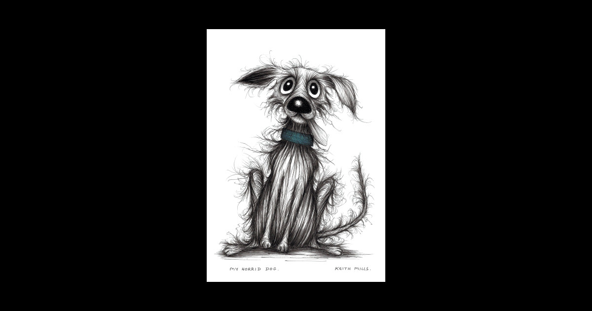 My horrid dog - Naughty Pooches - Sticker | TeePublic