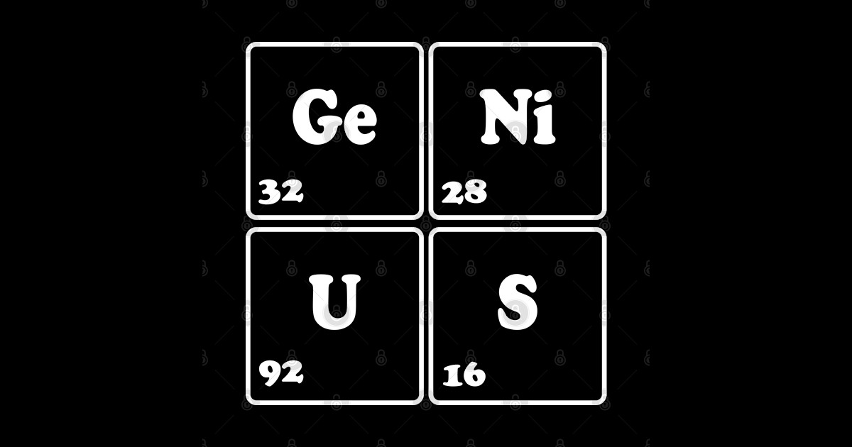 Genius Periodic Table Elements - Genius Periodic Table Elements ...