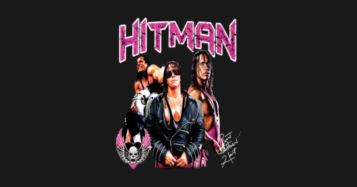 Bret "The Hitman" Hart Vintage - Bret Hart - T-Shirt | TeePublic