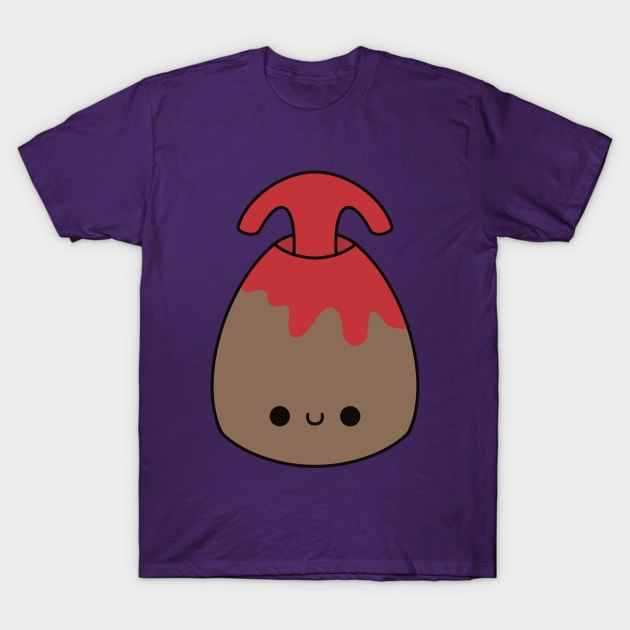 Cute Kawaii Volcano Eruption - Kawaii Volcano - T-Shirt | TeePublic