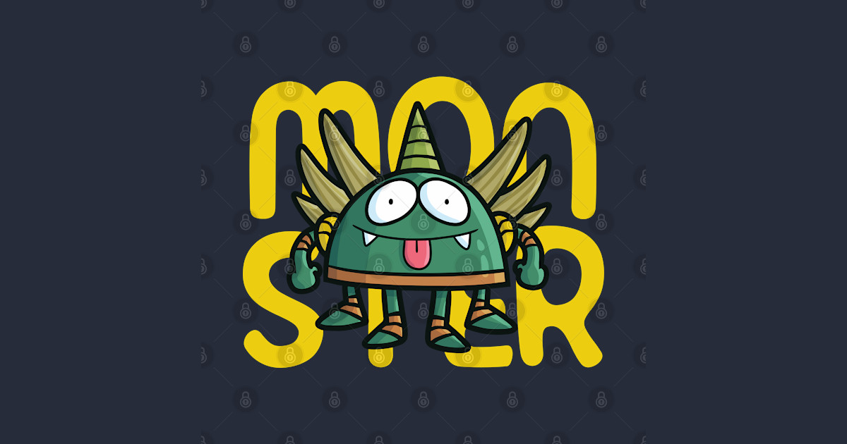 Funny Mocking Green Monster - Funny Monster - T-Shirt | TeePublic