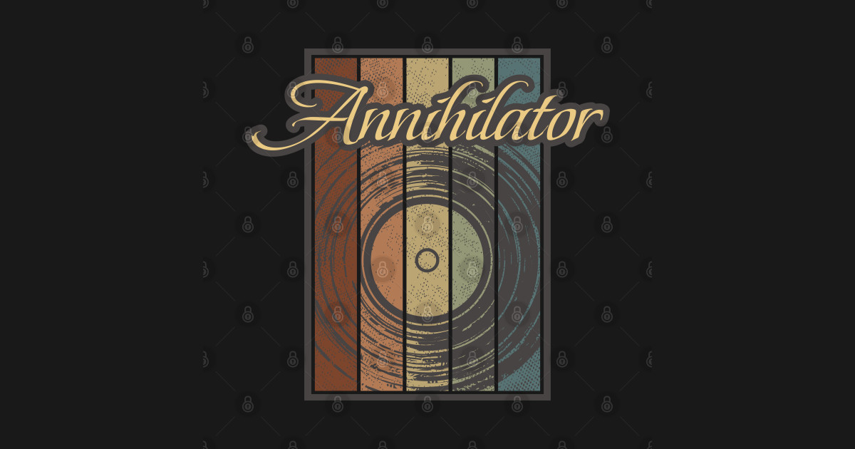Annihilator Vynil Silhouette - Musician - T-Shirt | TeePublic