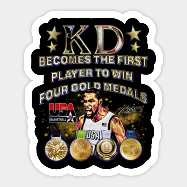 Kevin Durant Team USA - Kevin Durant - Sticker | TeePublic