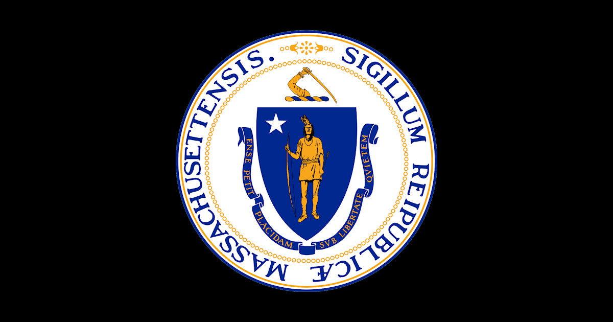 Massachusetts Coat of Arms - Massachusetts - Posters and Art Prints ...