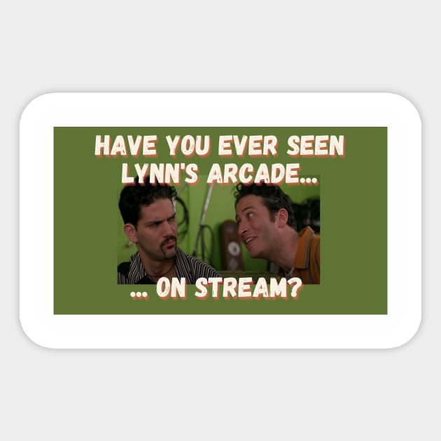 On Stream? - Pinball - Sticker | TeePublic