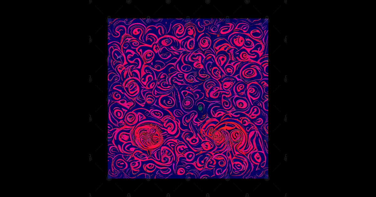 omg pattern abstract background - Colorful Pattern - Sticker | TeePublic