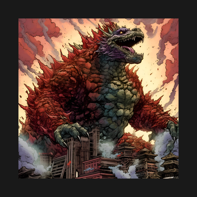 GODZILLA KAIJU - Godzilla - T-Shirt | TeePublic