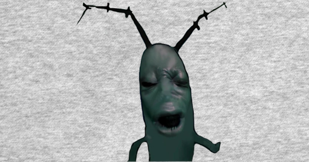 Disgusted Plankton RENDER/PNG Meme - Viral Bo-b Sp.ong-e Cartoon ...