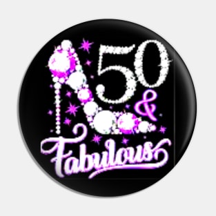 50 Fabulous 50 Fabulous 50 Fabulous 50 Pins and Buttons for Sale ...