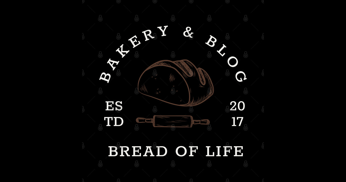 Bread of Life Bakery & Blog | Brown & White Logo - Bread Of Life ...