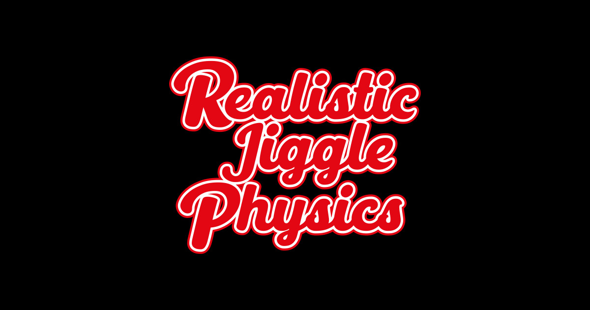 Realistic Jiggle Physics (Red) - Fun - Magnet | TeePublic