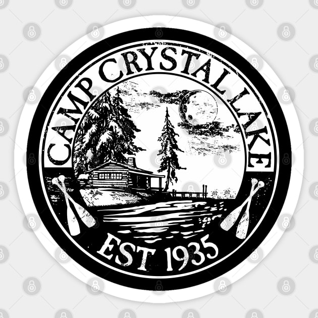 Camp Crystal Lake 2019 - Camp Crystal Lake - Sticker | TeePublic