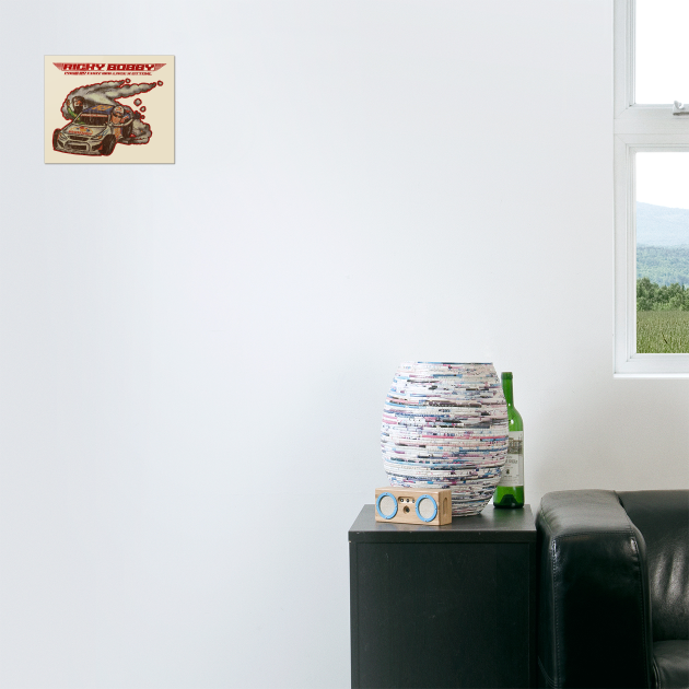 Ricky Bobby Retro Vintage - Ricky Bobby - Posters and Art Prints ...