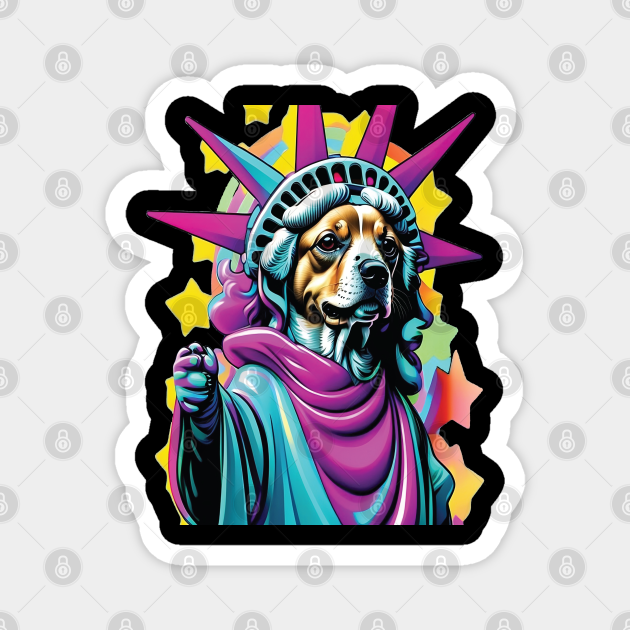 Funny Statue of Liberty With Dog Head - Statue of liberty - Statue Of ...