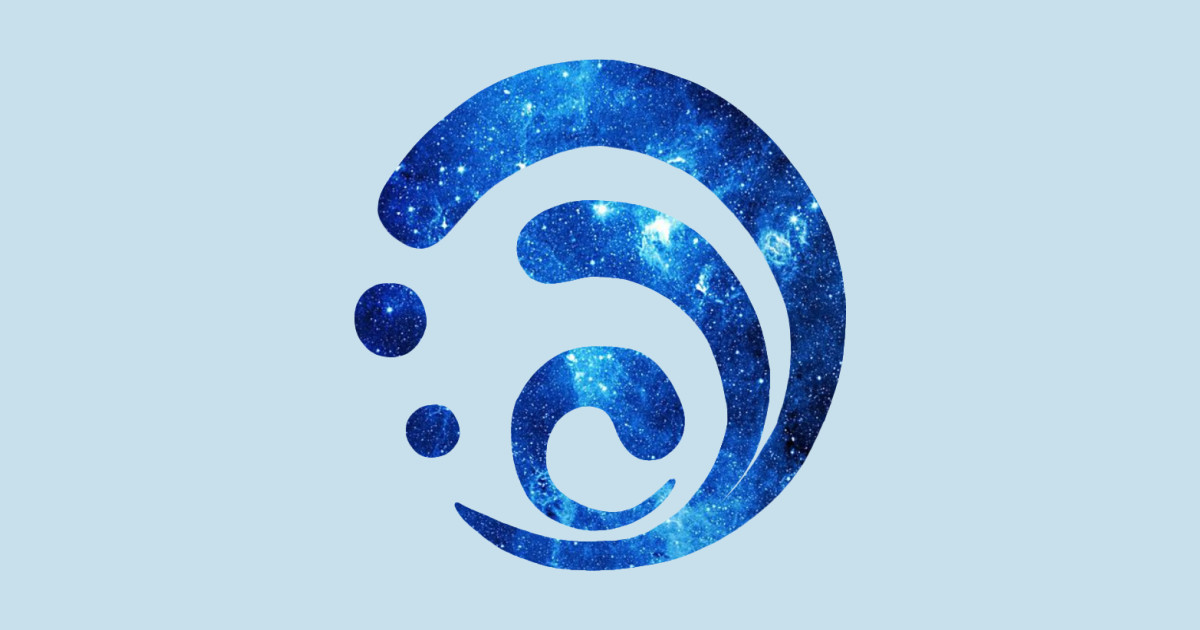 Hydro Element Genshin Impact - Genshin Impact - Sticker | TeePublic