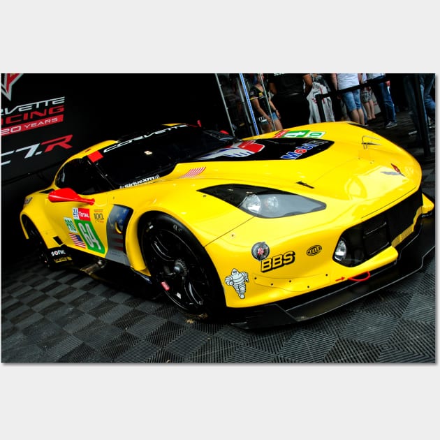 Chevrolet Corvette C7.R Front Side View - Chevrolet Corvette - Posters ...