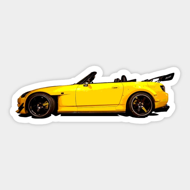 Honda S2000 Custom - Honda S2000 Custom - Sticker | TeePublic