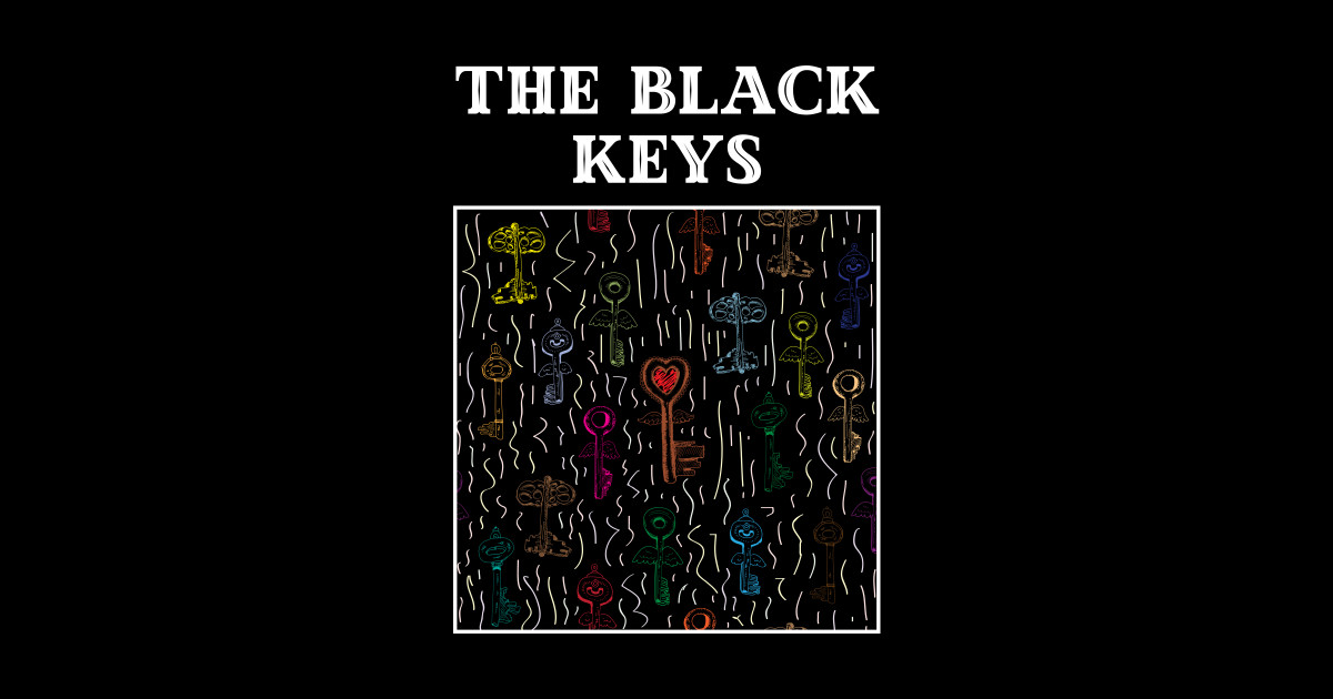 Rain key design - The Black Keys - Sticker | TeePublic