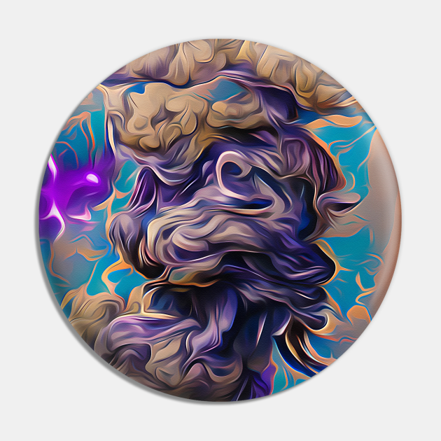 Blue Swollen Hot Shimmering Nug Hightimes Weed - Nugs - Pin | TeePublic