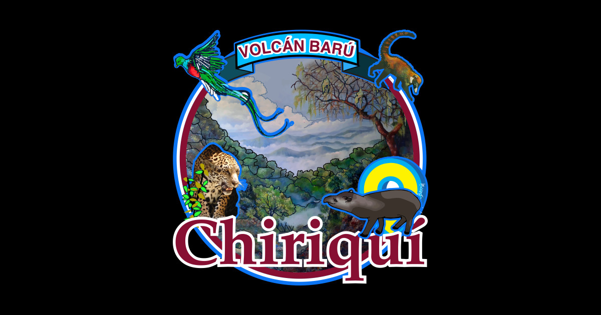 VOLCAN BARU CHIRIQUI PANAMA - Ricardo Sanchez Beitia - Sticker | TeePublic