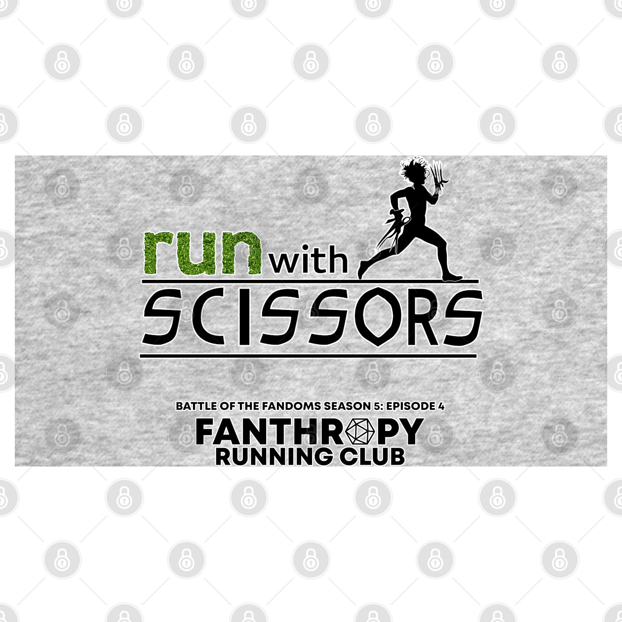 Run with Scissors - Fanthropy - T-Shirt | TeePublic