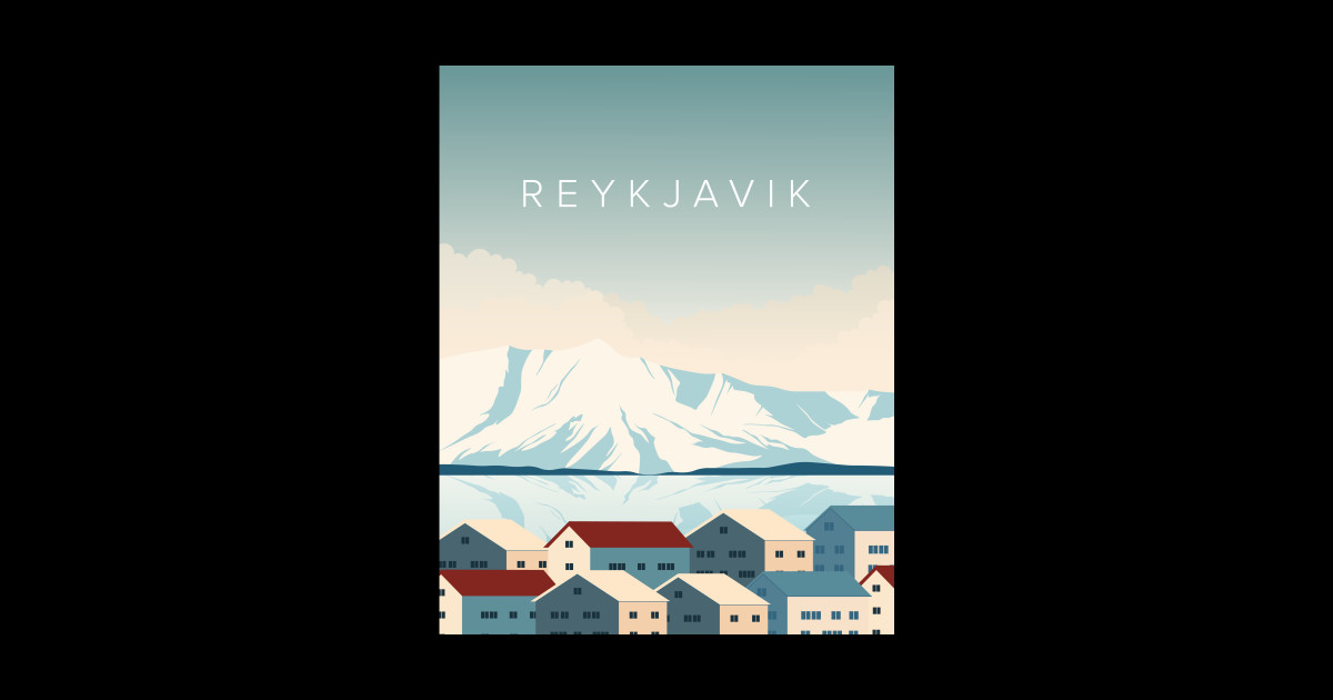 reykjavik iceland - Reykjavik Iceland - Sticker | TeePublic