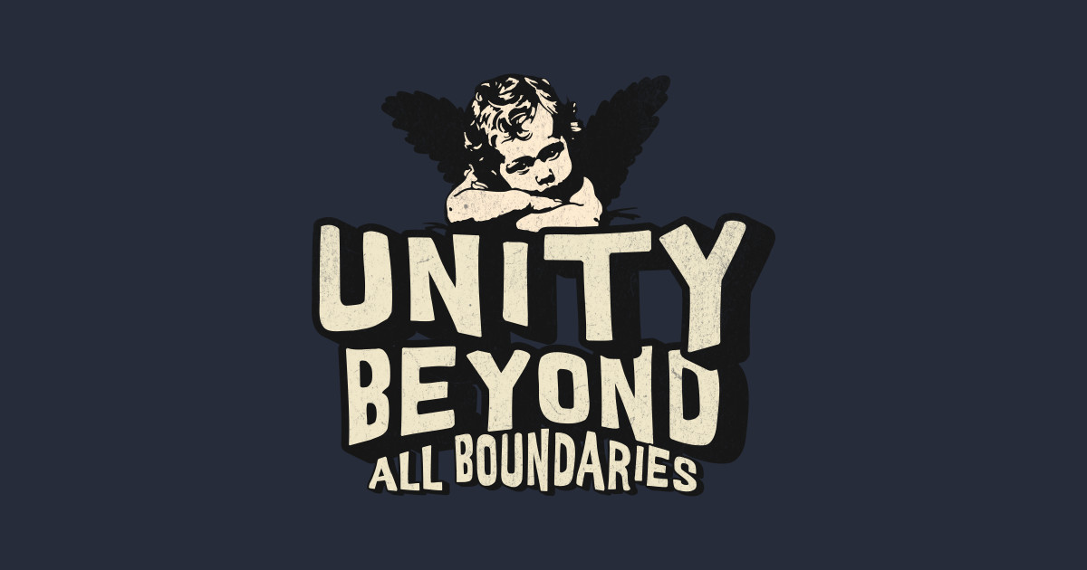 Unity Beyond All Boundaries Design: Inspirational Message with Artistic ...
