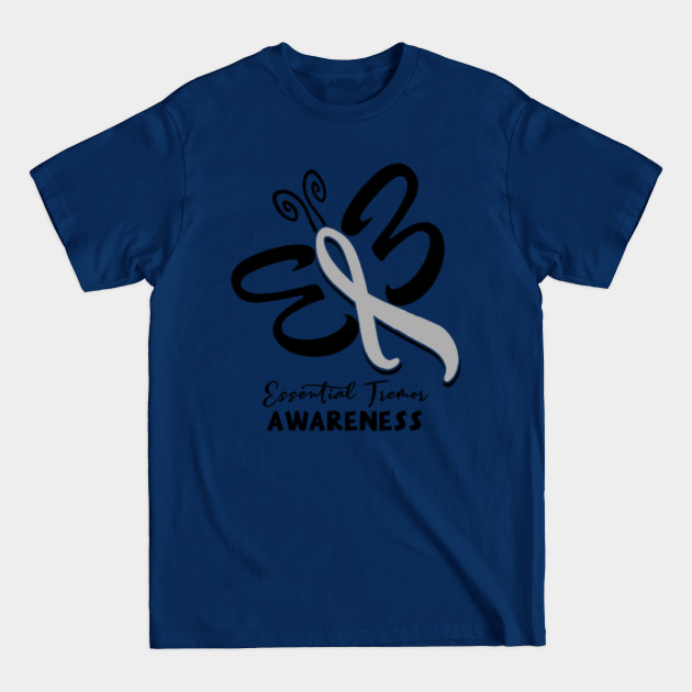 Essential Tremor Awareness Hope Butterfly Ribbon No Fights Alone Hope ...