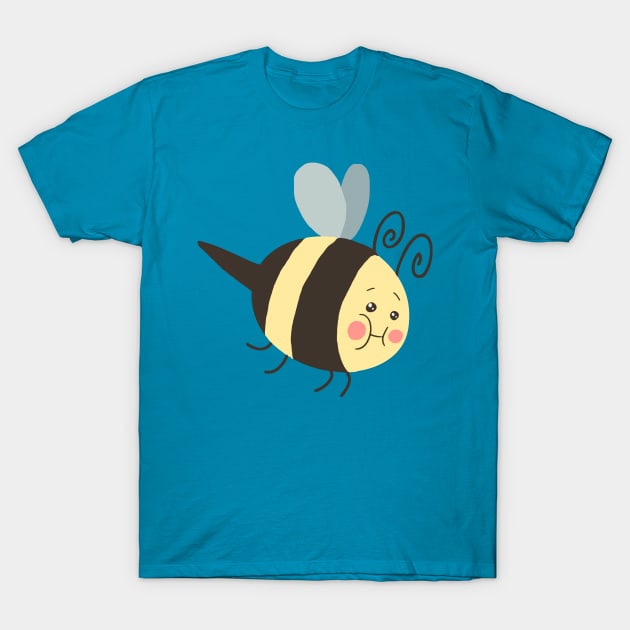 Blushing Bee - Bee - T-Shirt | TeePublic