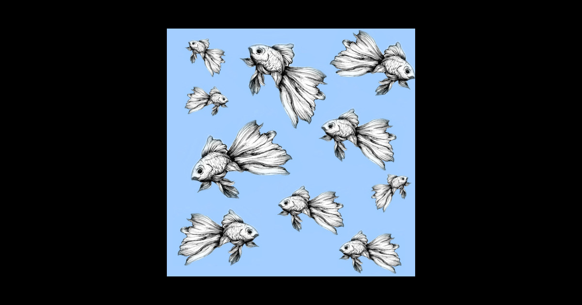 Beta in Blue - Beta Beta Fish Fish Fish Tank Blue Beta - Posters and ...