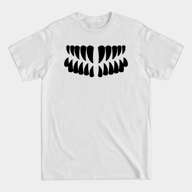 Scary teeth face mask - Scary Teeth Face Mask - T-Shirt sold by S ...