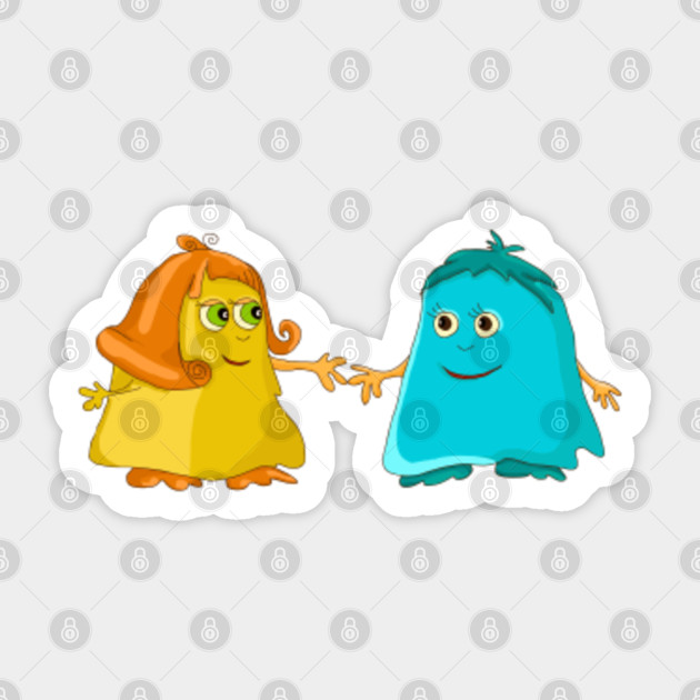 Puffball monsters :) - Alien - Sticker | TeePublic