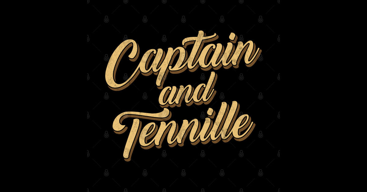 Captain And Tennille Retro Design Captain And Tennille Sticker Teepublic