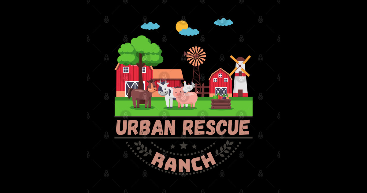 Urban Rescue Ranch - Ranch - Magnet | TeePublic