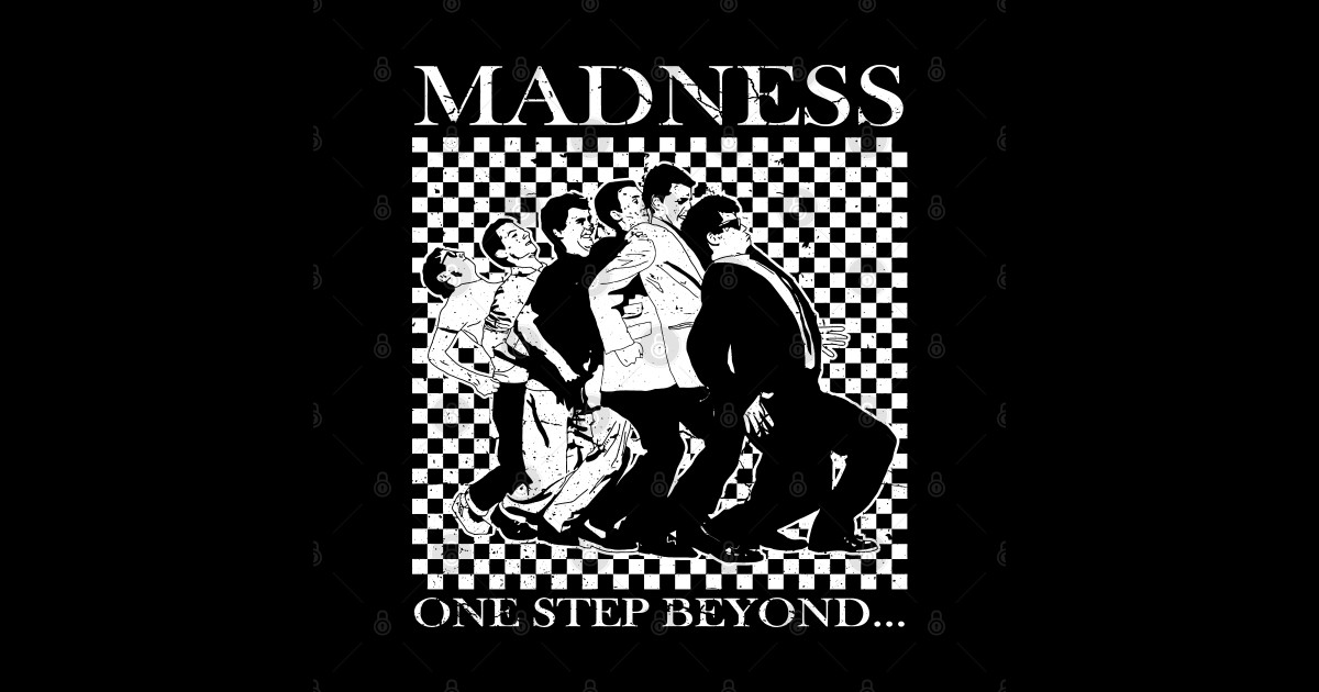Madness - Retro Checkerboard White - Madness - Sticker | TeePublic
