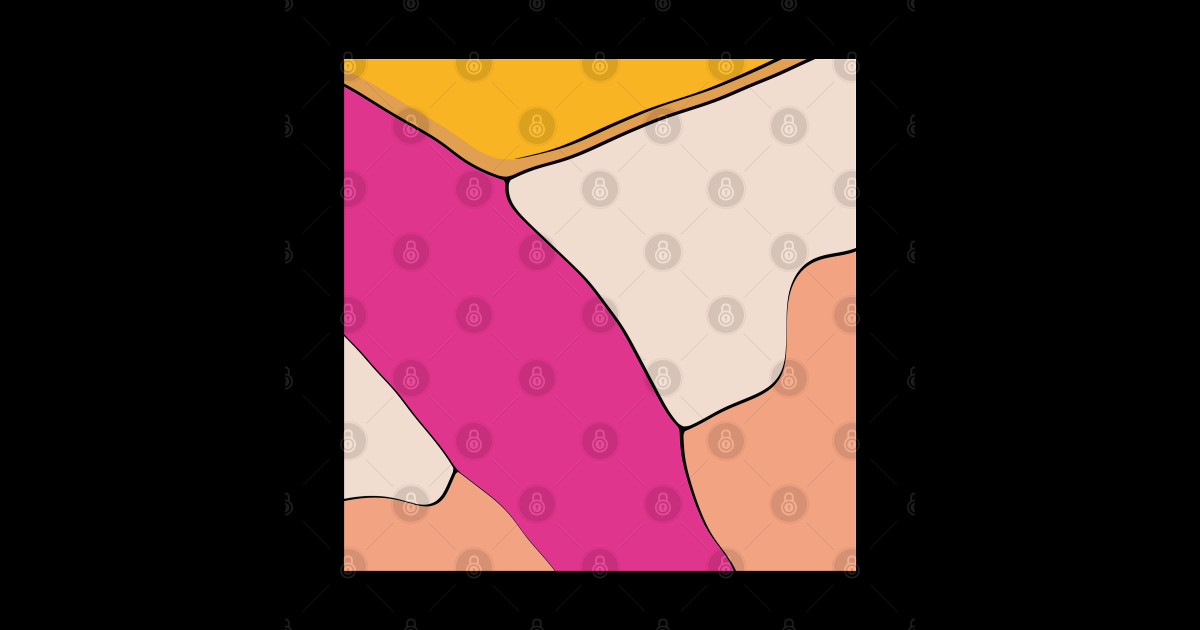 Original abstract modern minimalist design art - Abstract Design - Sticker | TeePublic