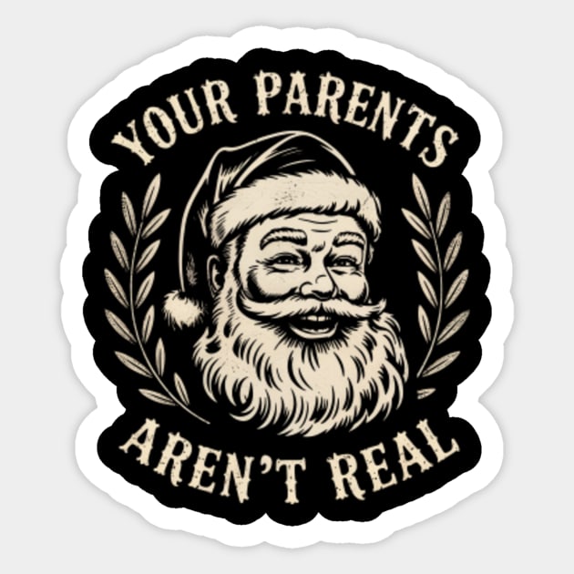 Vintage Santa Dark Humor Christmas Design - Dark Christmas Humor ...