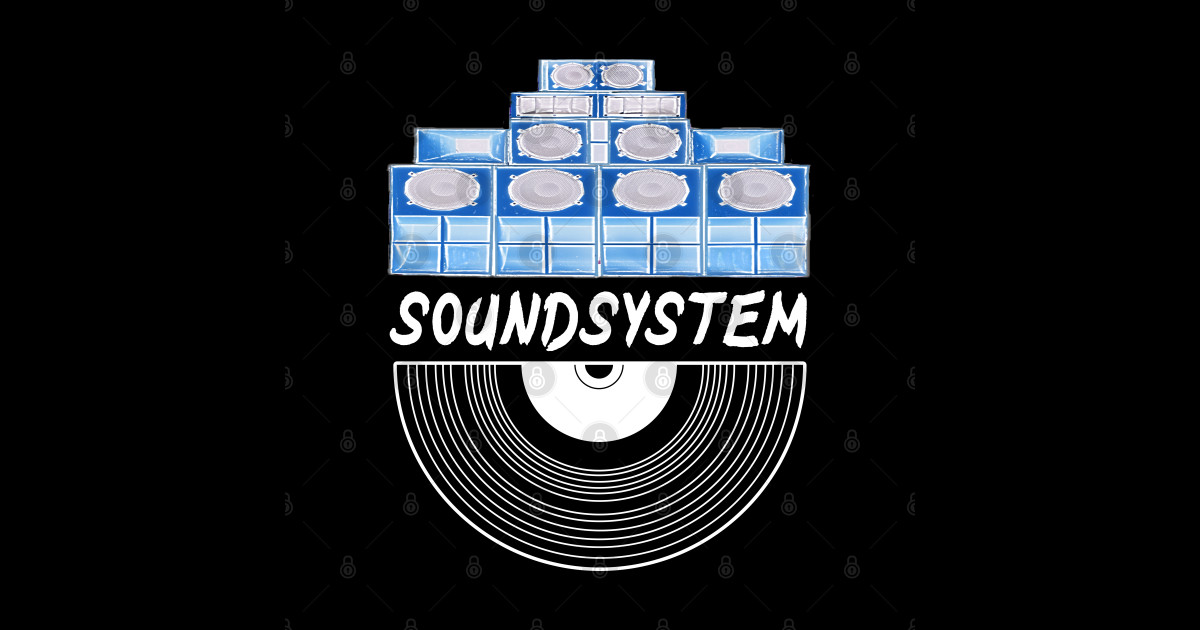 Soundsystem Vinyl - Soundsystem - Sticker | TeePublic