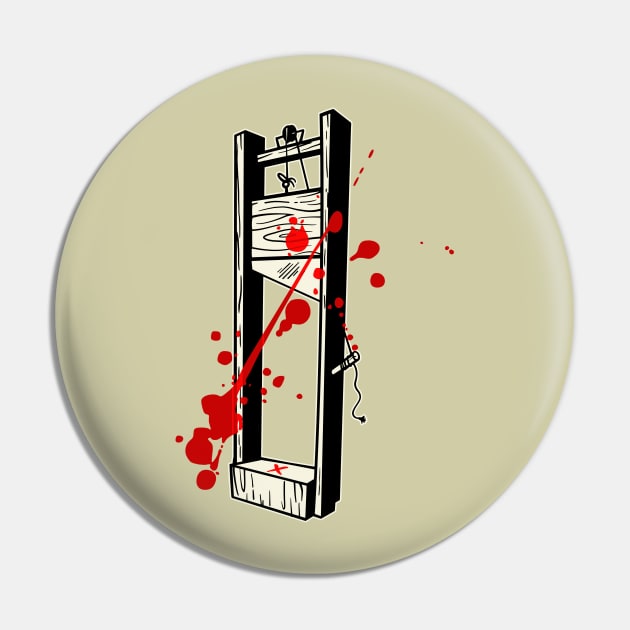 Guillotine - Guillotine - Pin | TeePublic