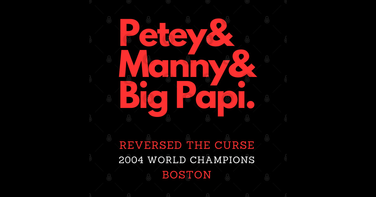 Boston Reversed The Curse! - Red Sox - Sticker | TeePublic